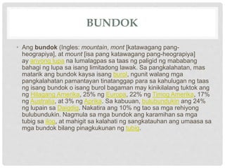 Mga anyong lupa | PPTX