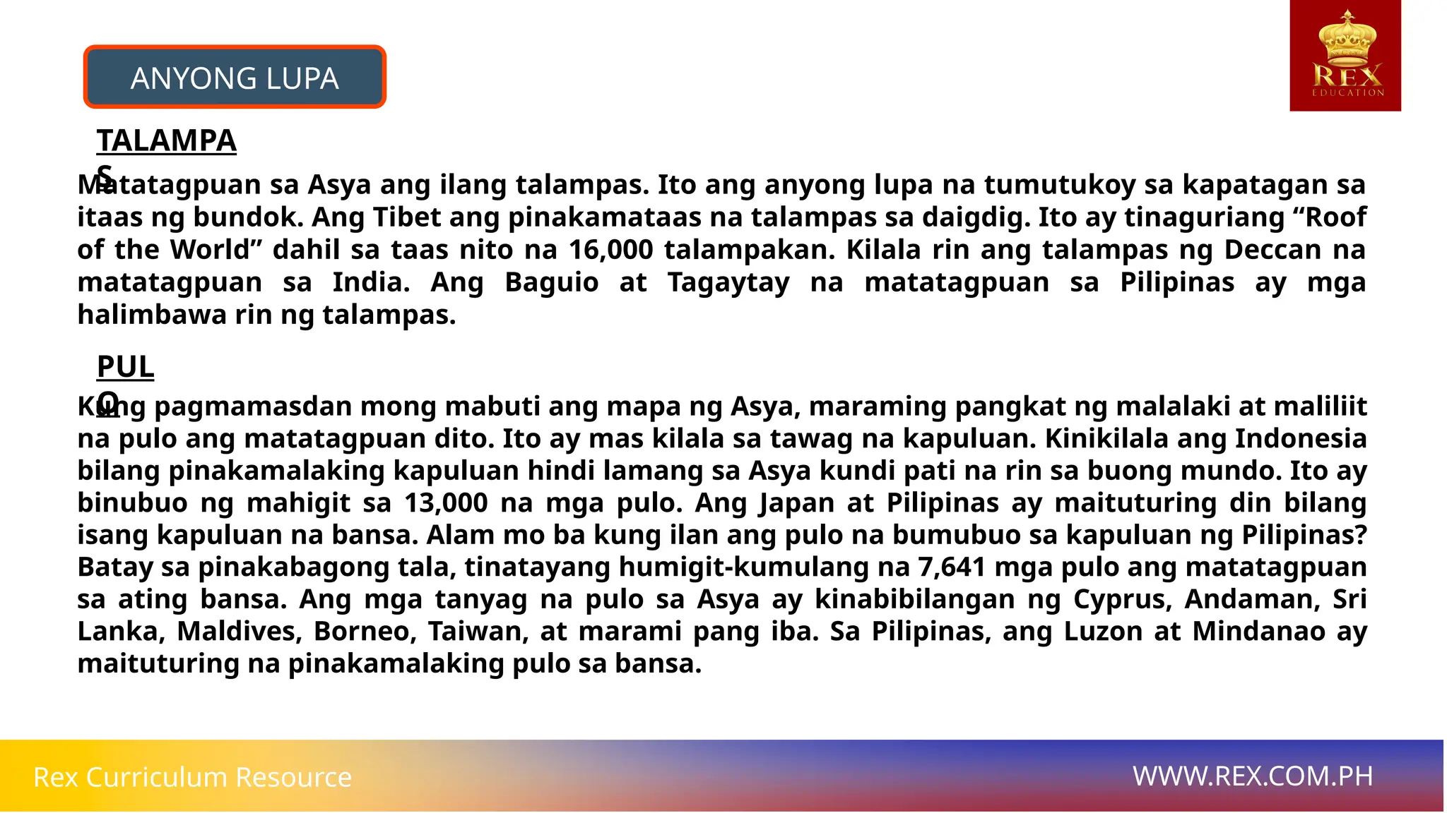 Mga+Anyong+Lupa+at+Anyong+Tubig+sa+mga+Rehiyon+sa+Asya.pptx
