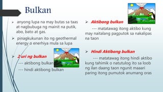 Mga Anyong Lupa sa mga Lalawigan | PPTX