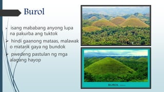 Mga Anyong Lupa sa mga Lalawigan | PPTX