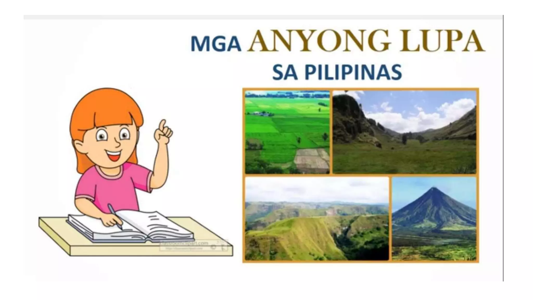 Mga Anyong Lupa sa Pilipinas | PPTX