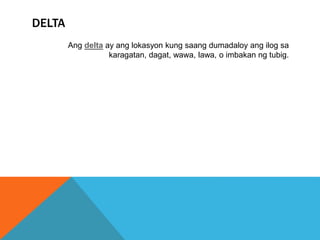 Mga anyong tubig | PPTX