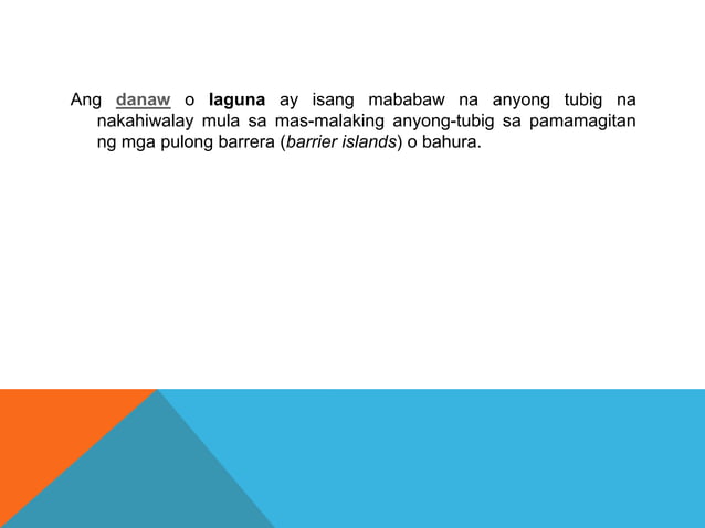Mga anyong tubig | PPTX