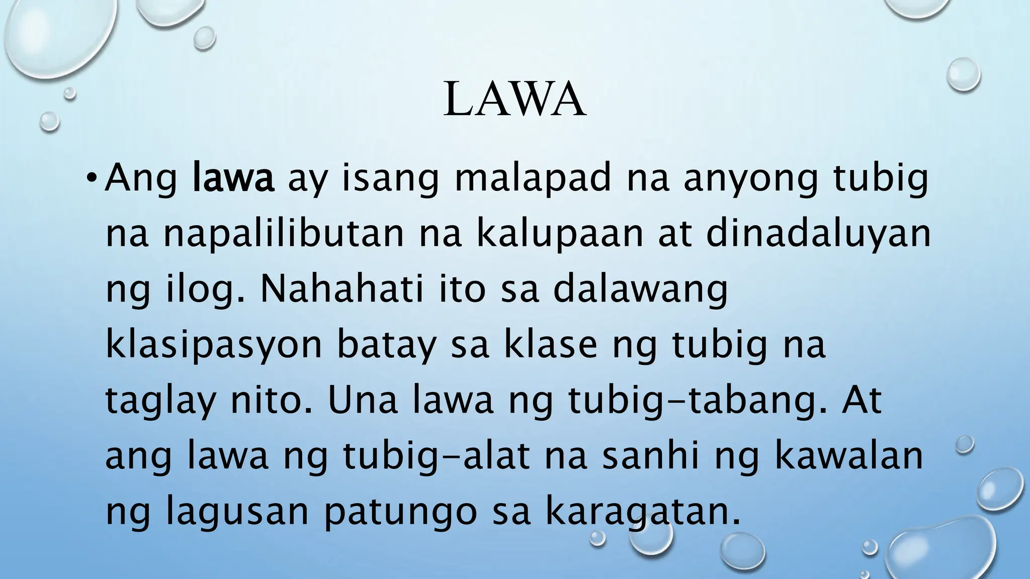 ARALING PANLIPUNAN Mga anyong tubig.pptx
