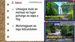 Mga anyong tubig sa pilipinas | PPTX
