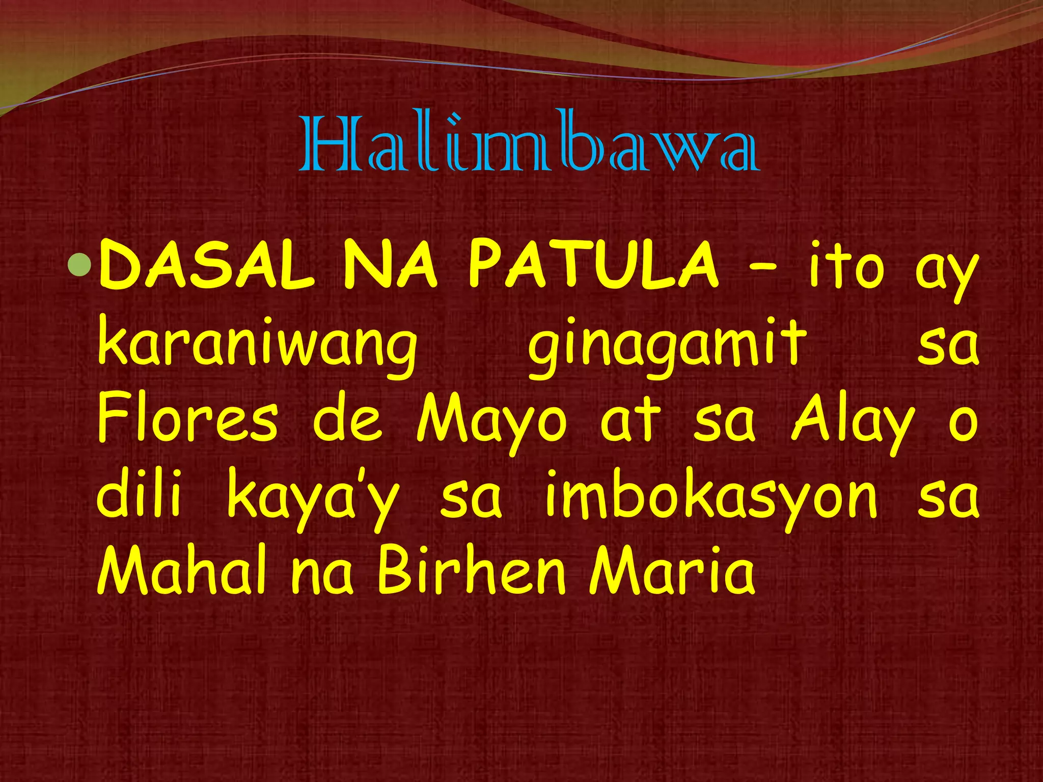 Mga anyong tula ng panitikang tagalog | PPTX