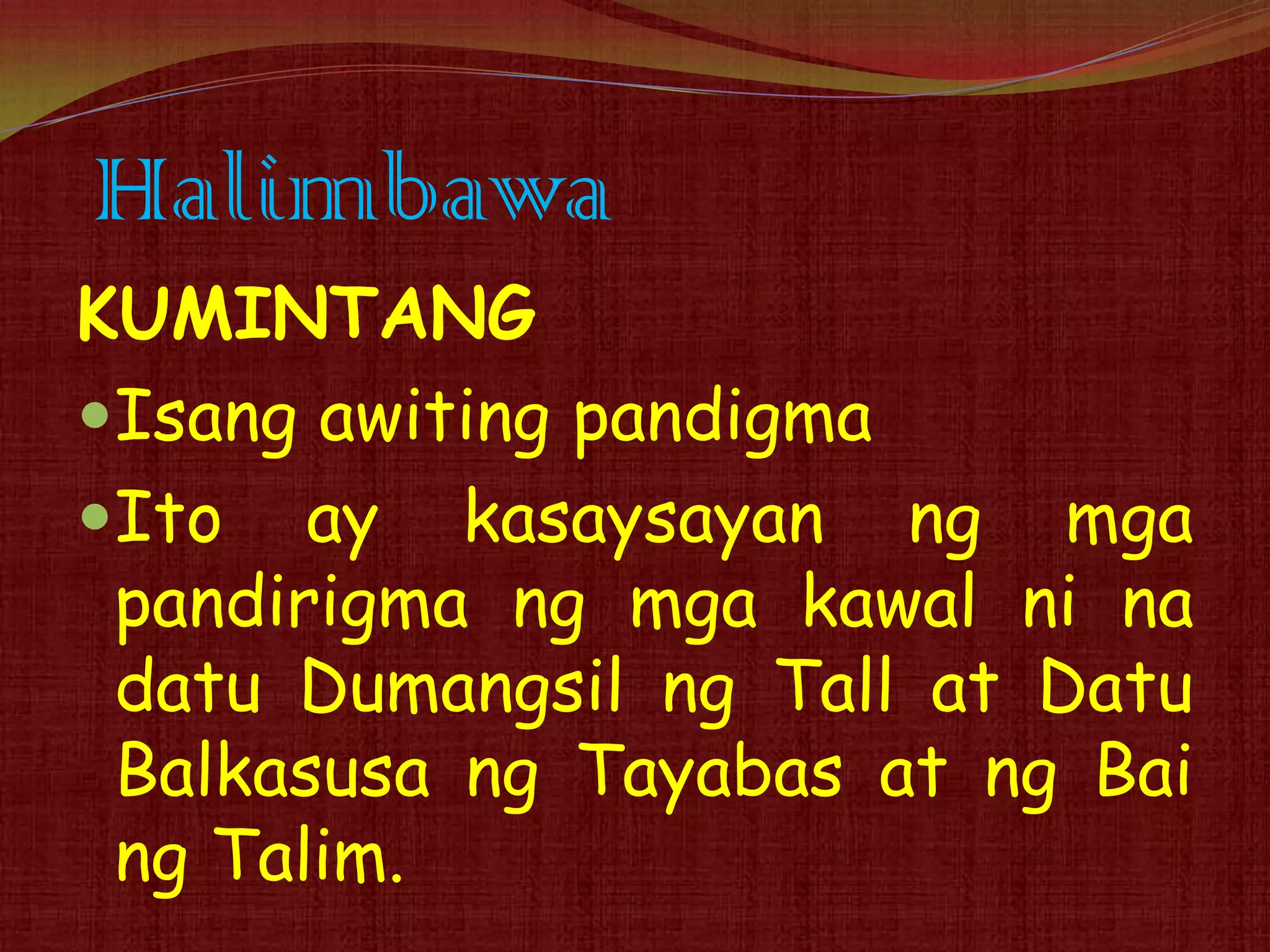 Mga anyong tula ng panitikang tagalog | PPTX