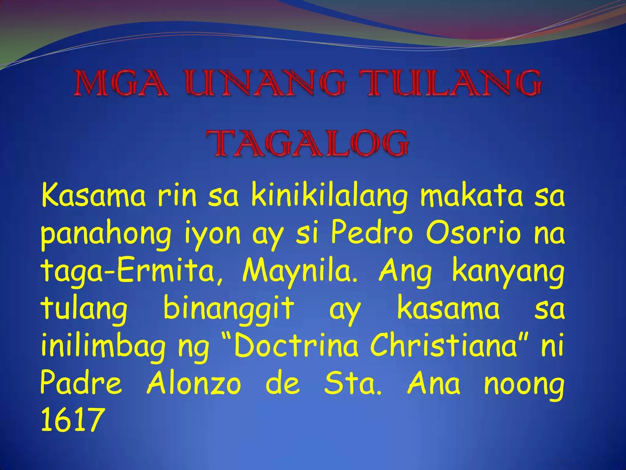 Mga anyong tula ng panitikang tagalog | PPTX
