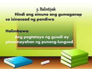 Mga aspekto ng pandiwa | PPTX