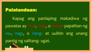 Mga Aspekto ng Pandiwa | PPTX