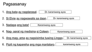 Mga Ayos ng Pangungusap | PPTX