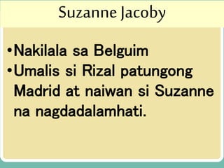 Mga babae sa buhay ni rizal | PPTX