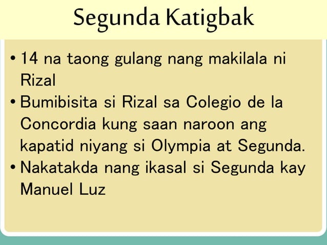 Mga babae sa buhay ni rizal | PPTX Mga babae sa buhay ni rizal | PPTX