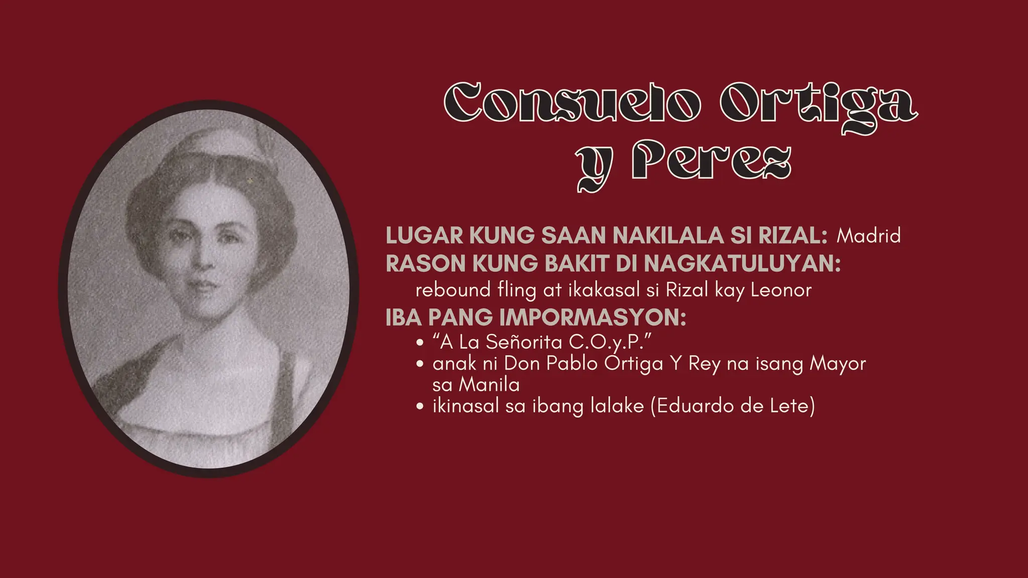 Mga Babae sa Buhay ni Rizal (Life and Works of Rizal) | PDF