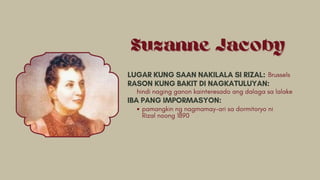Mga Babae sa Buhay ni Rizal (Life and Works of Rizal) | PDF