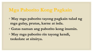 Mga Bagay na Gusto Ko | PPTX