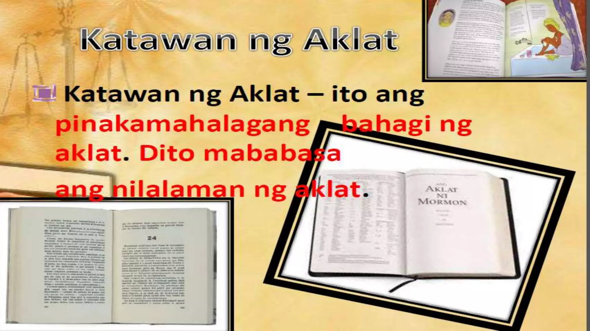 Mga bahagi ng aklat | PPTX