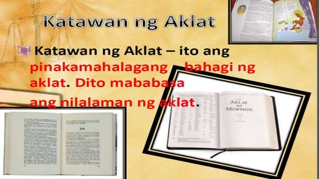 Mga bahagi ng aklat | PPTX