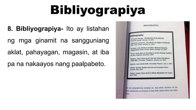 Mga Bahagi ng Aklat | PPTX