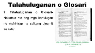 Mga Bahagi ng Aklat | PPT