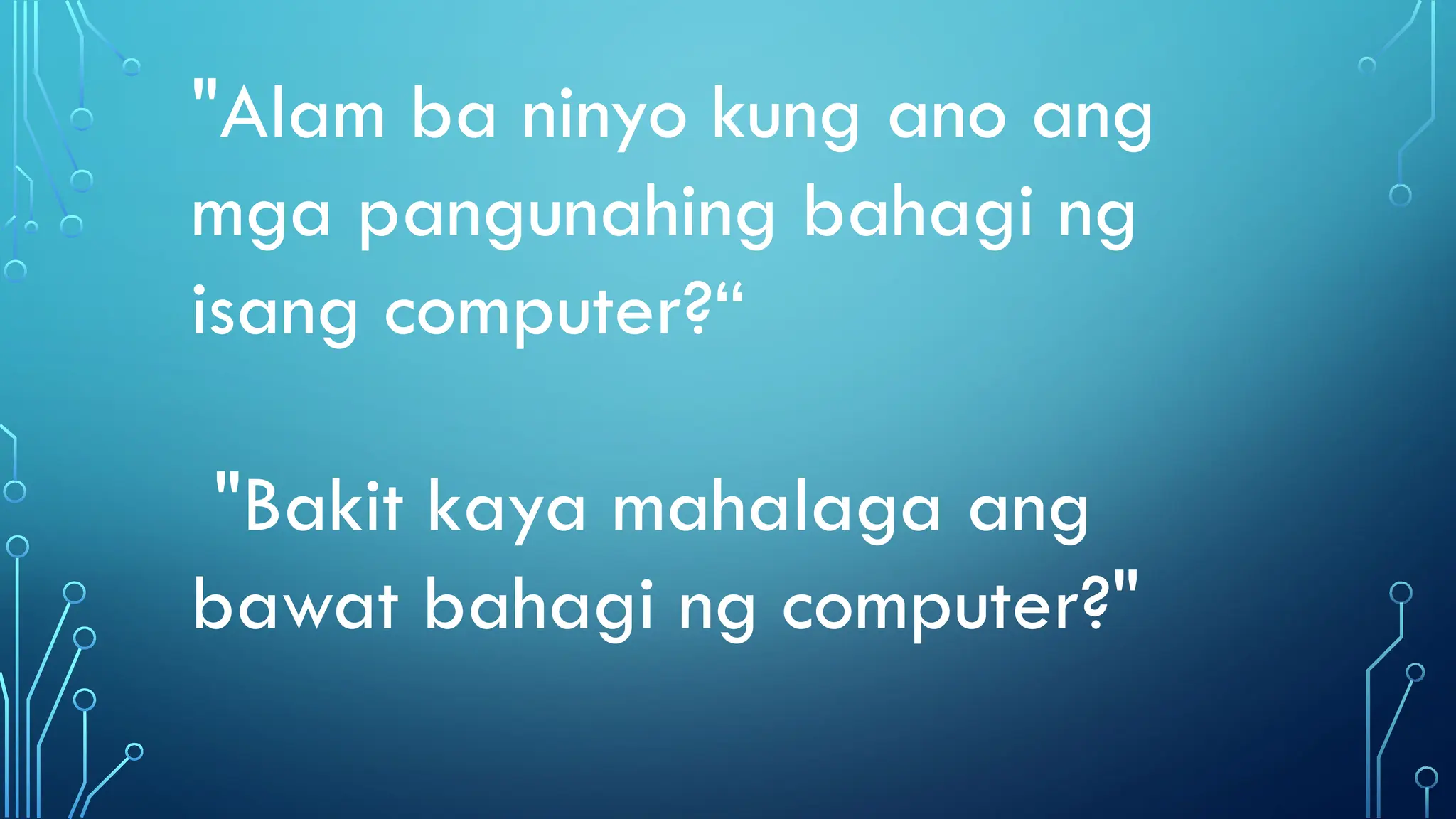 Mga Bahagi ng Computer System.pMga Bahagi ng Computer System.pptxptx | PPTX