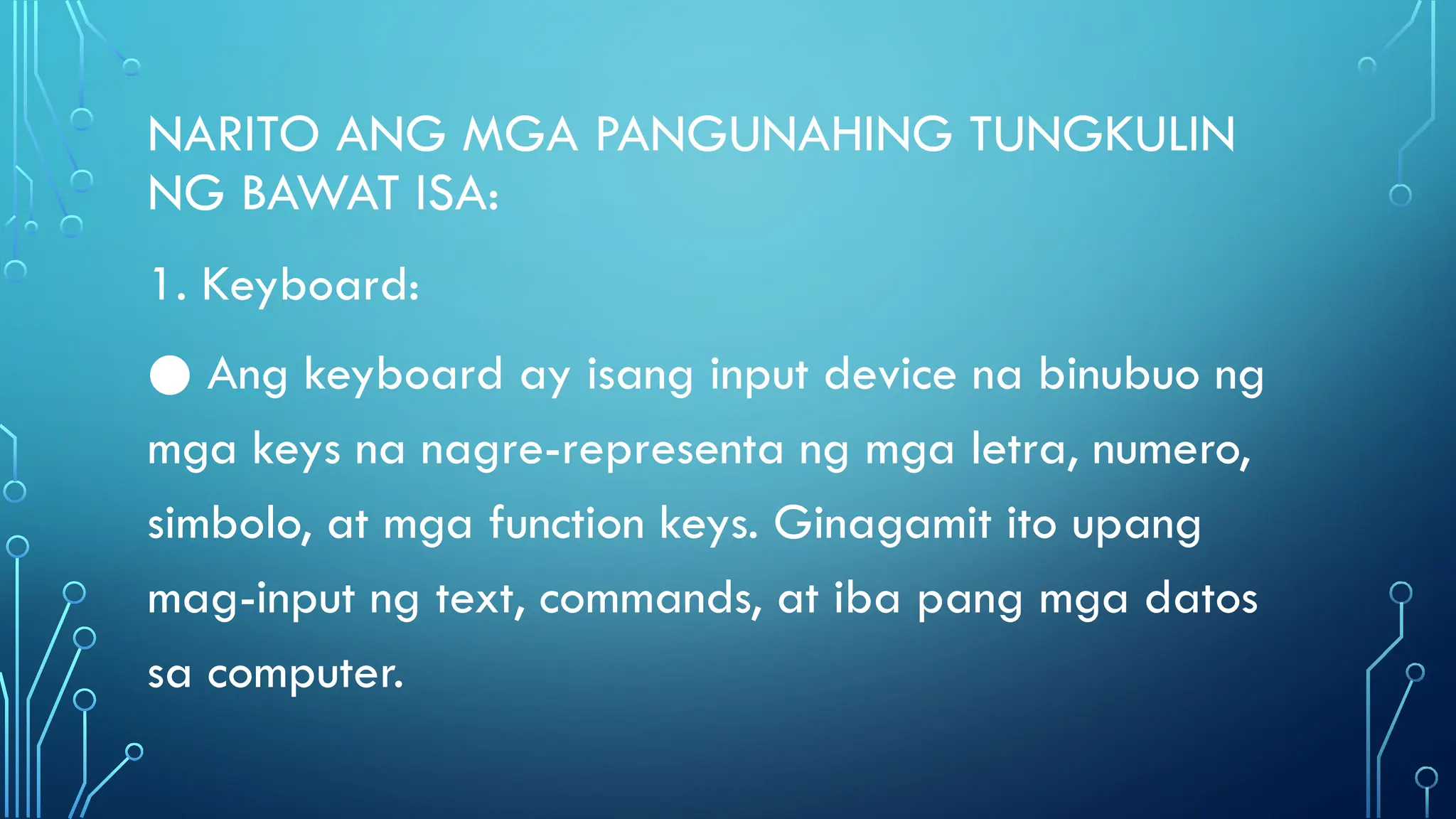 Mga Bahagi ng Computer System.pMga Bahagi ng Computer System.pptxptx | PPTX