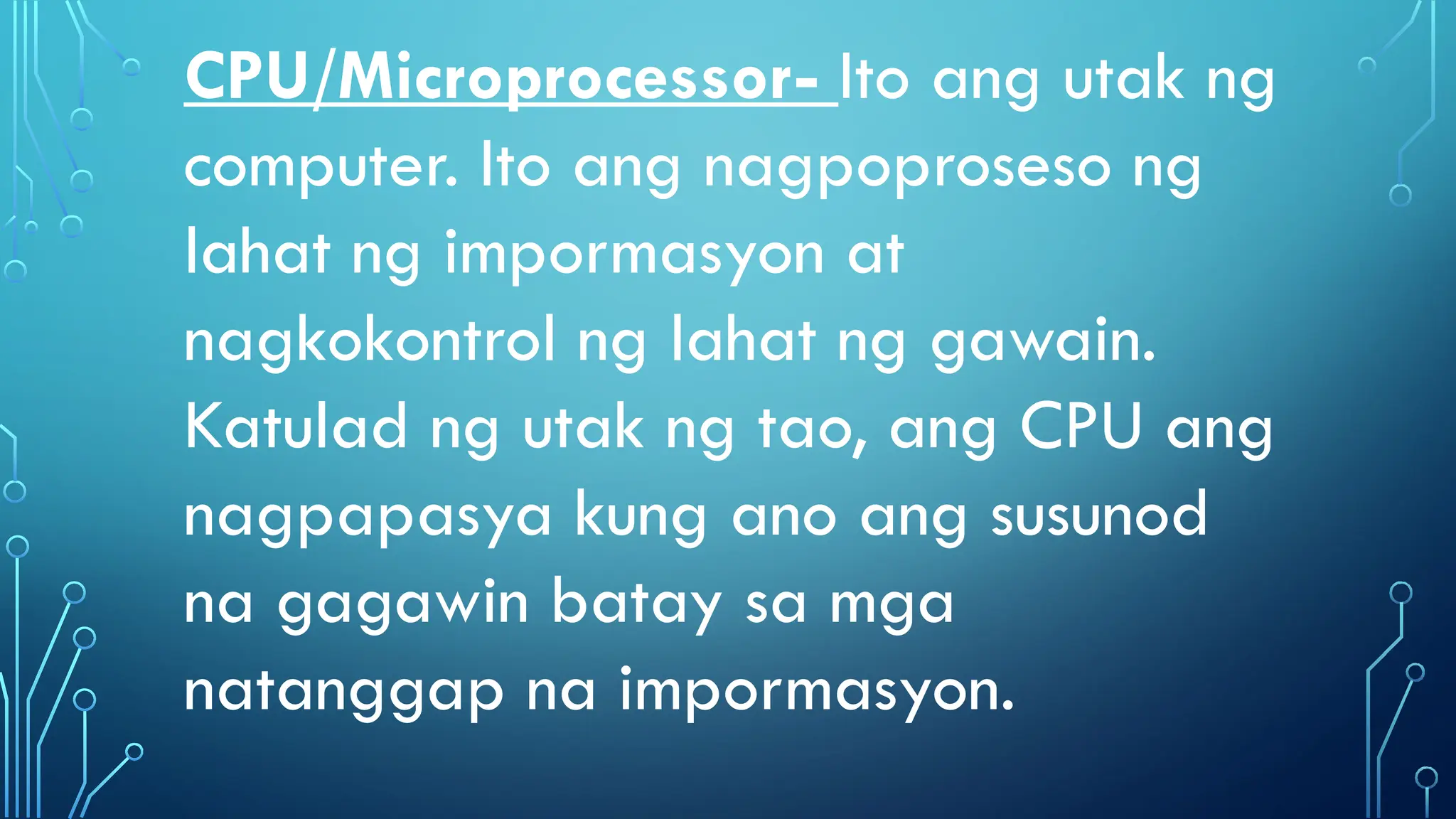 Mga Bahagi ng Computer System.pMga Bahagi ng Computer System.pptxptx | PPTX