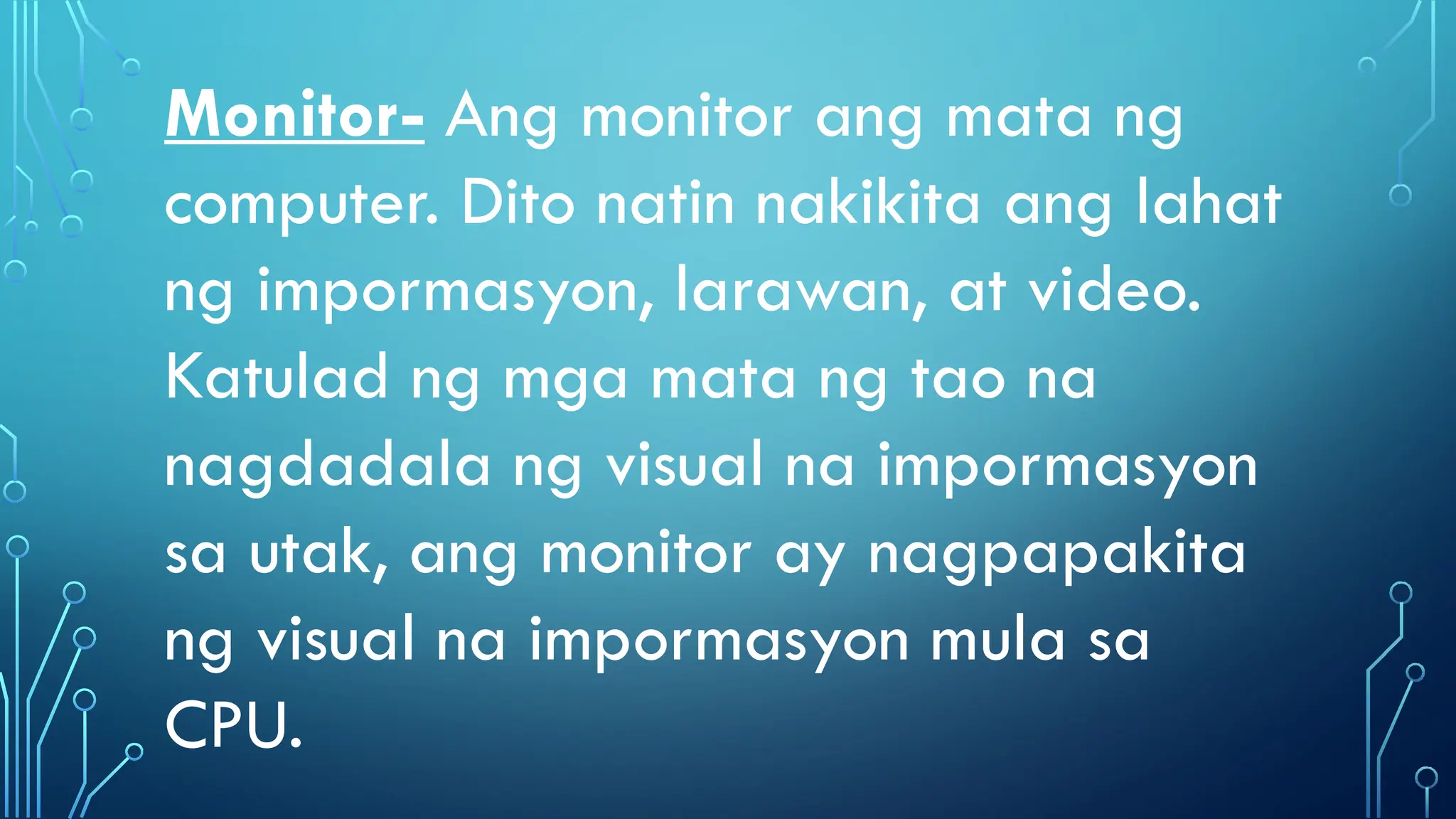 Mga Bahagi ng Computer System.pMga Bahagi ng Computer System.pptxptx | PPTX