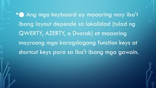 Mga Bahagi ng Computer System.pMga Bahagi ng Computer System.pptxptx | PPTX
