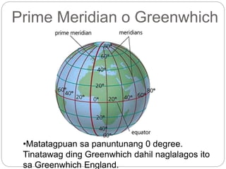 Mga Bahagi ng Globo | PPT