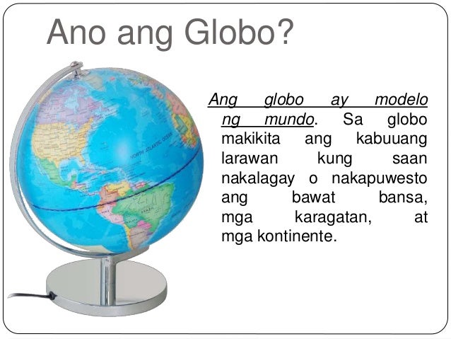 Mga Bahagi ng Globo
