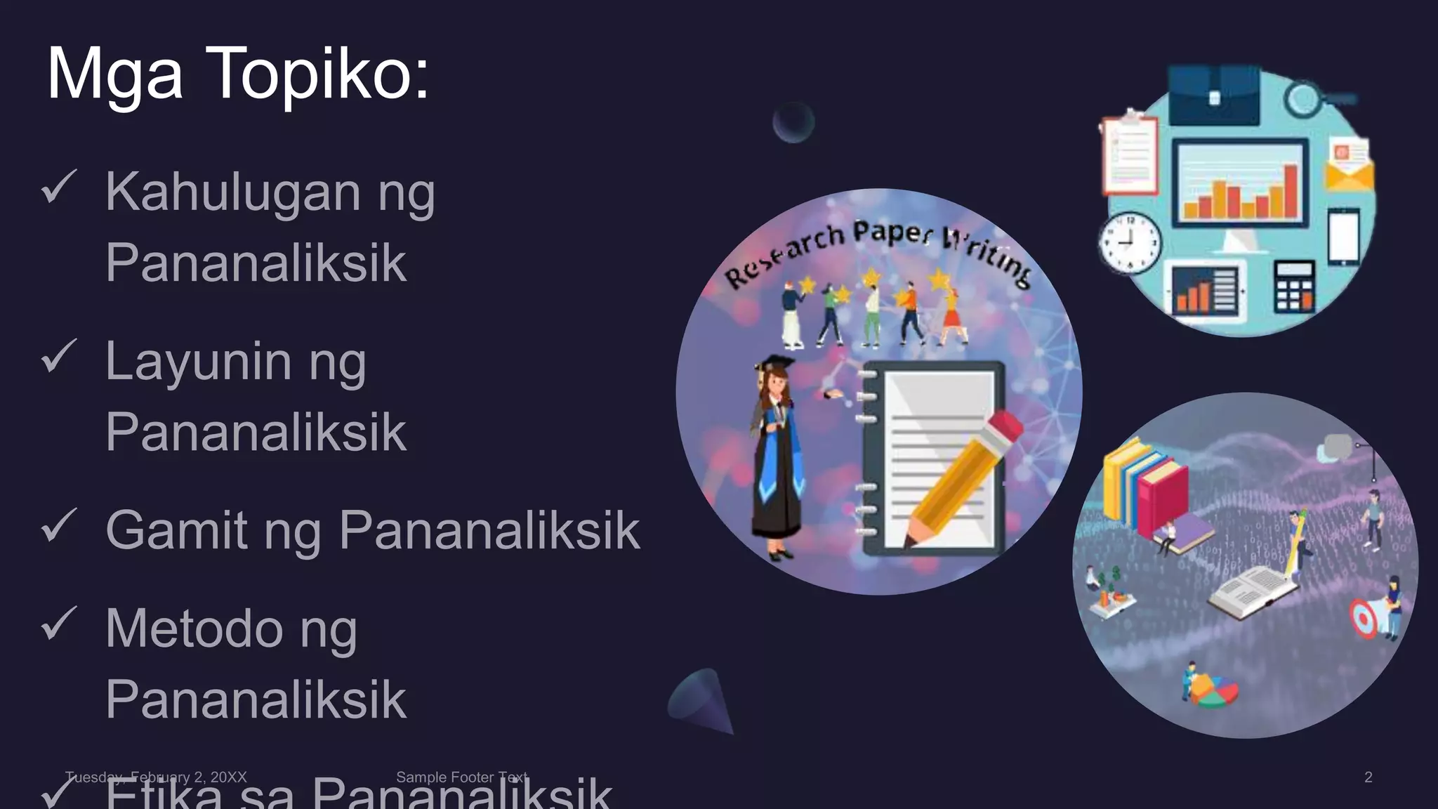 Mga Bahagi ng Pagsusuri ng Pananaliksik (Modyul - Copy.pptx