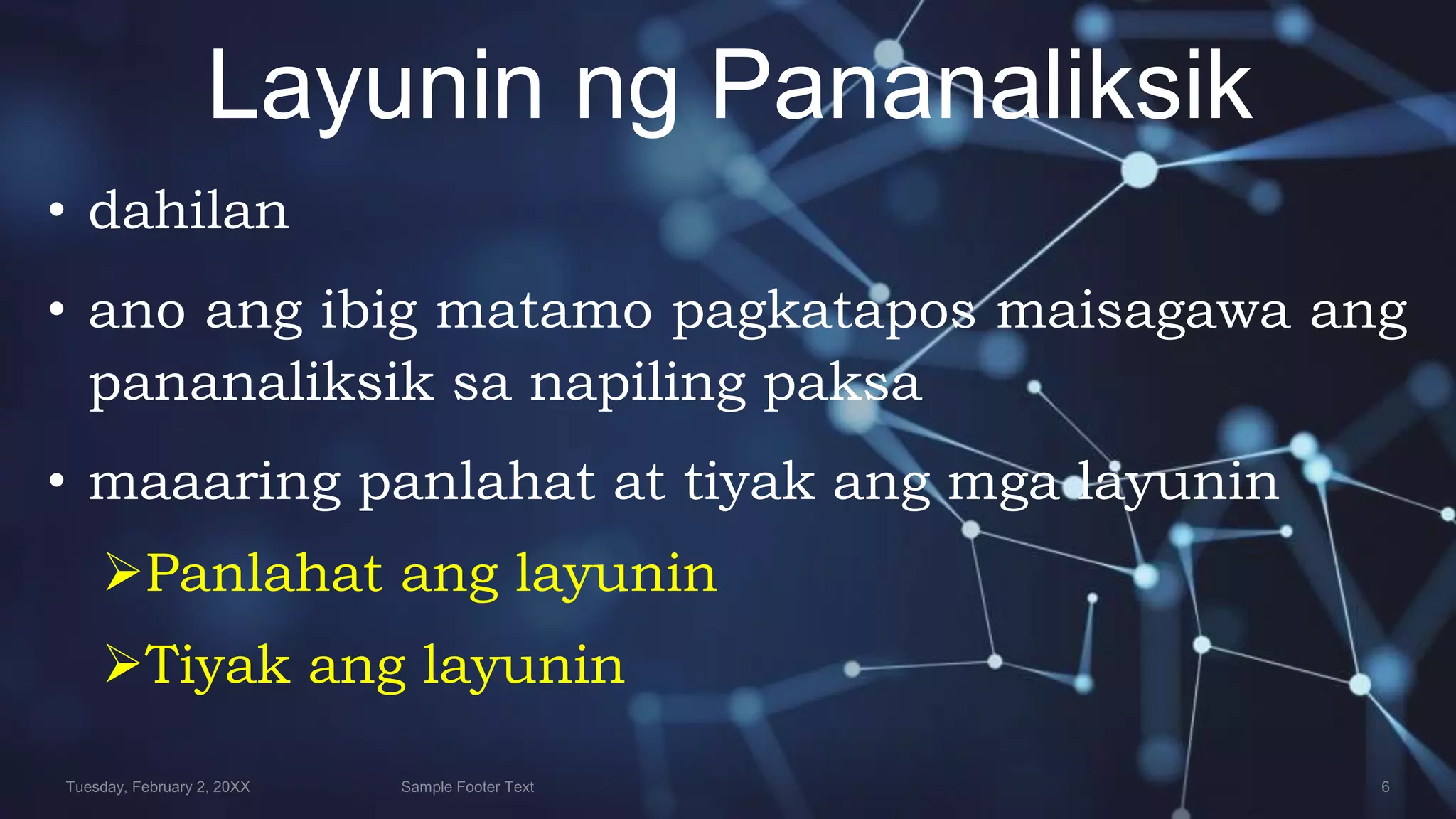Mga Bahagi ng Pagsusuri ng Pananaliksik (Modyul - Copy.pptx