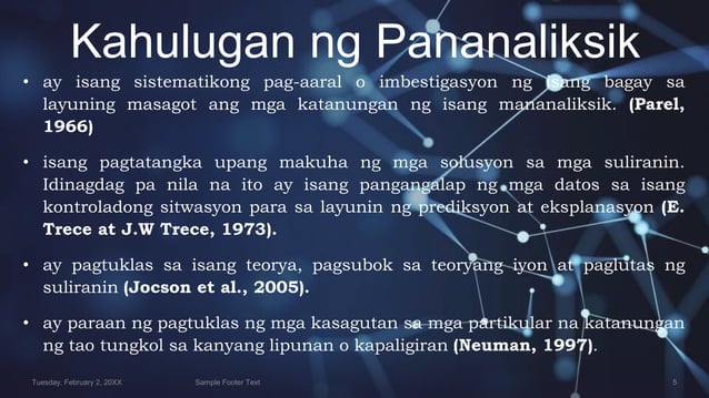 Mga Bahagi ng Pagsusuri ng Pananaliksik (Modyul - Copy.pptx