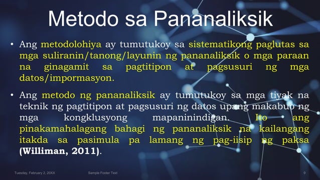 Mga Bahagi ng Pagsusuri ng Pananaliksik (Modyul - Copy.pptx