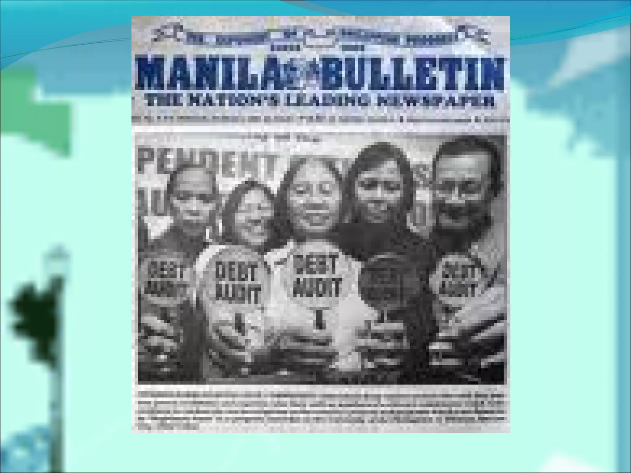 Mga bahagi ng pahayagan | PPT