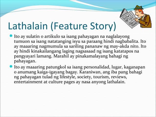 Mga bahagi ng pahayagan | PPT