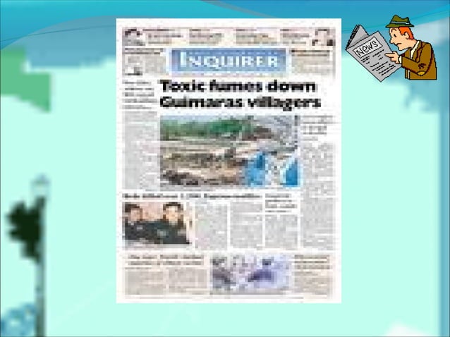 Mga bahagi ng pahayagan | PPT