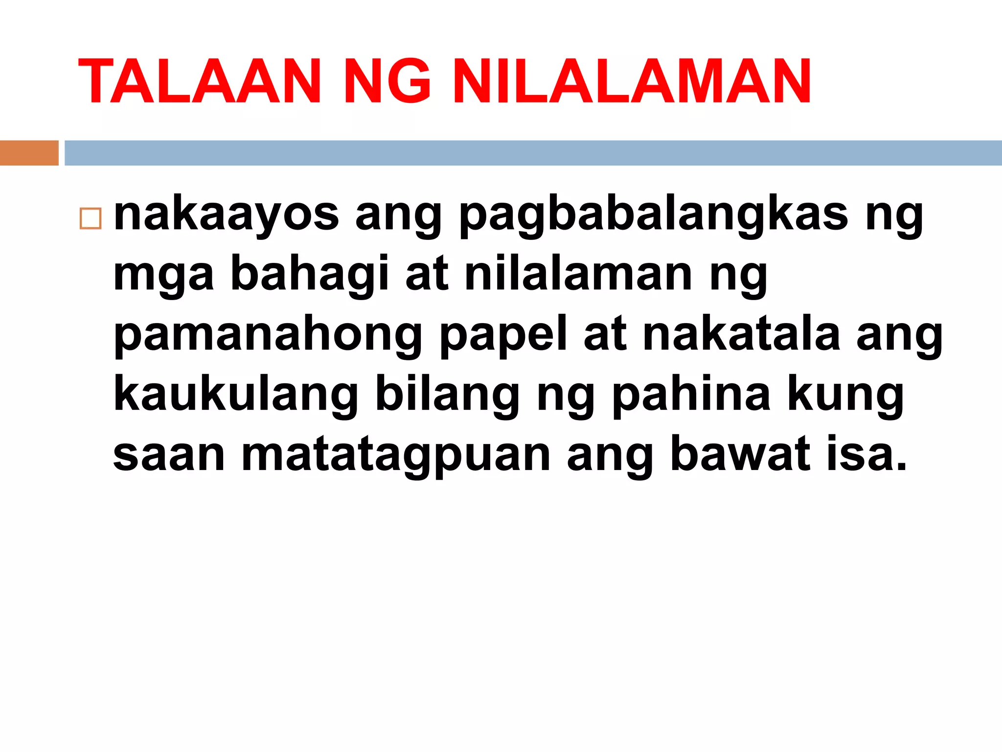 Mga bahagi ng pananaliksik | PPTX