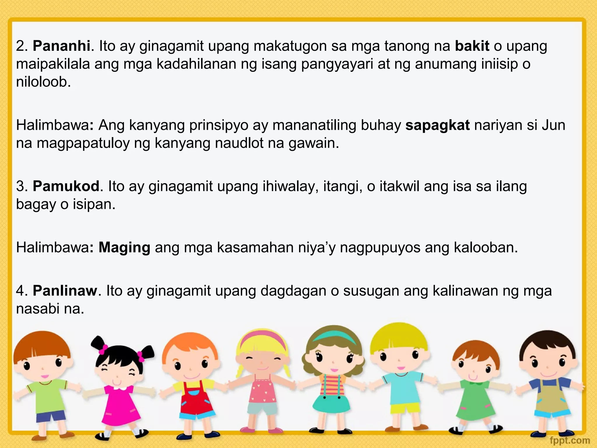 Mga Bahagi Ng Pananalita | PPT