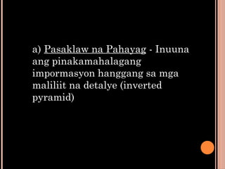 mga bahagi ng sanaysay alternative learning system | PPTX