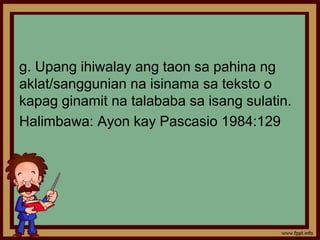pinagyamang pluma 8 mga bantas filipino 8 | PPT