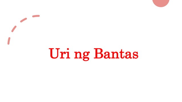 Mga Bantas | PPTX