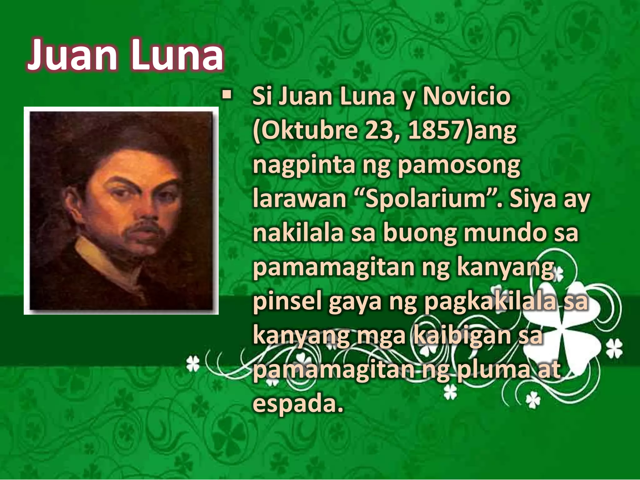 Mga Bantog na Pilipinong Pintor at Iskultor | PPTX