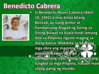 Mga Bantog na Pilipinong Pintor at Iskultor | PPTX