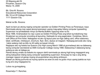 Mga Basikong Format | PPT