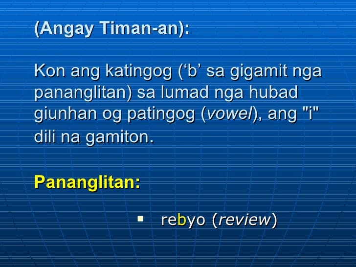 Mga Batakan Sa Panitik Sa Binisaya Sinugboanon