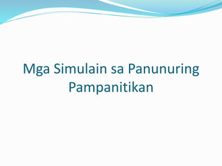 Mga batayang simulain sa panunuring pampanitikan | PPTX