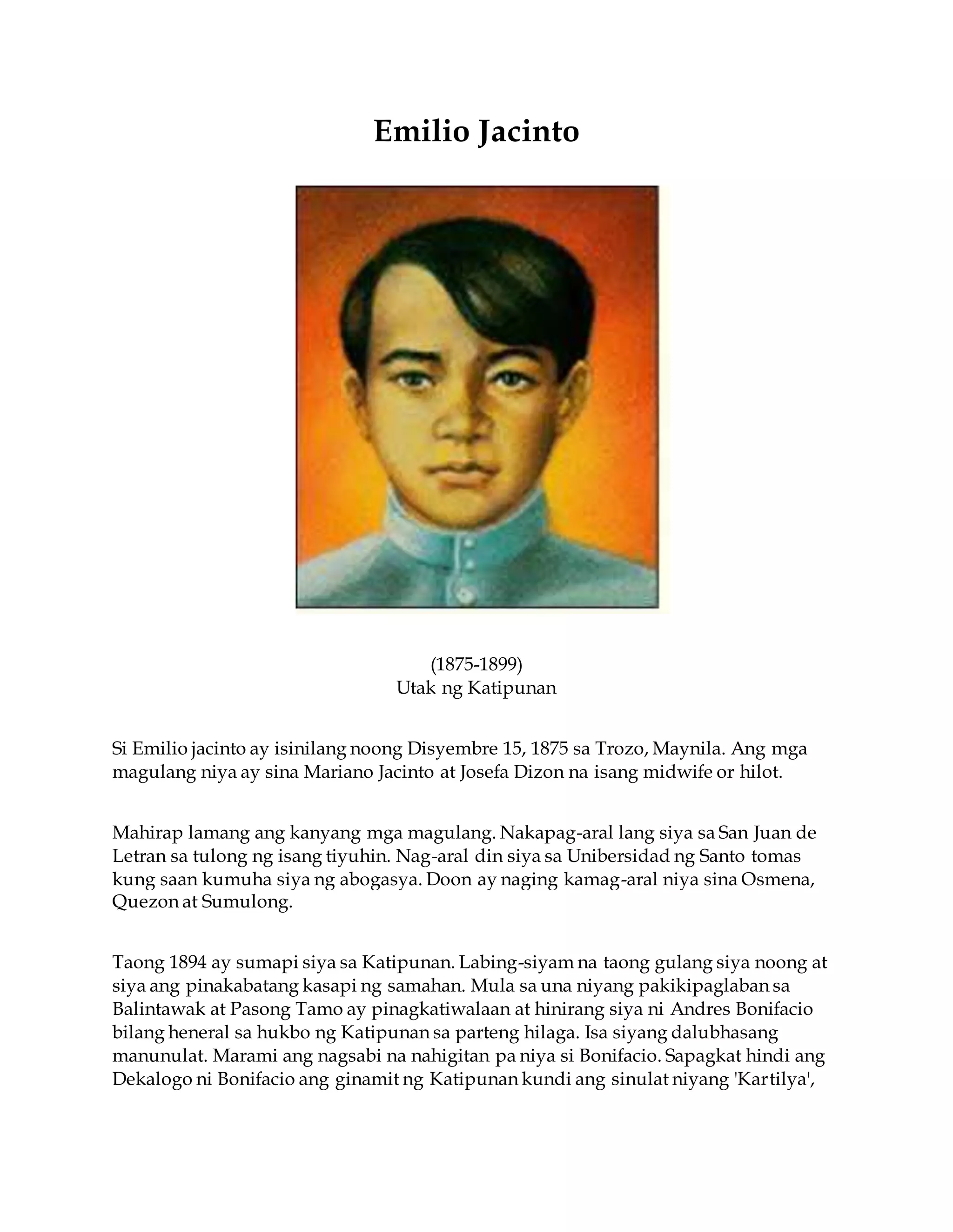 Mga bayani | DOCX