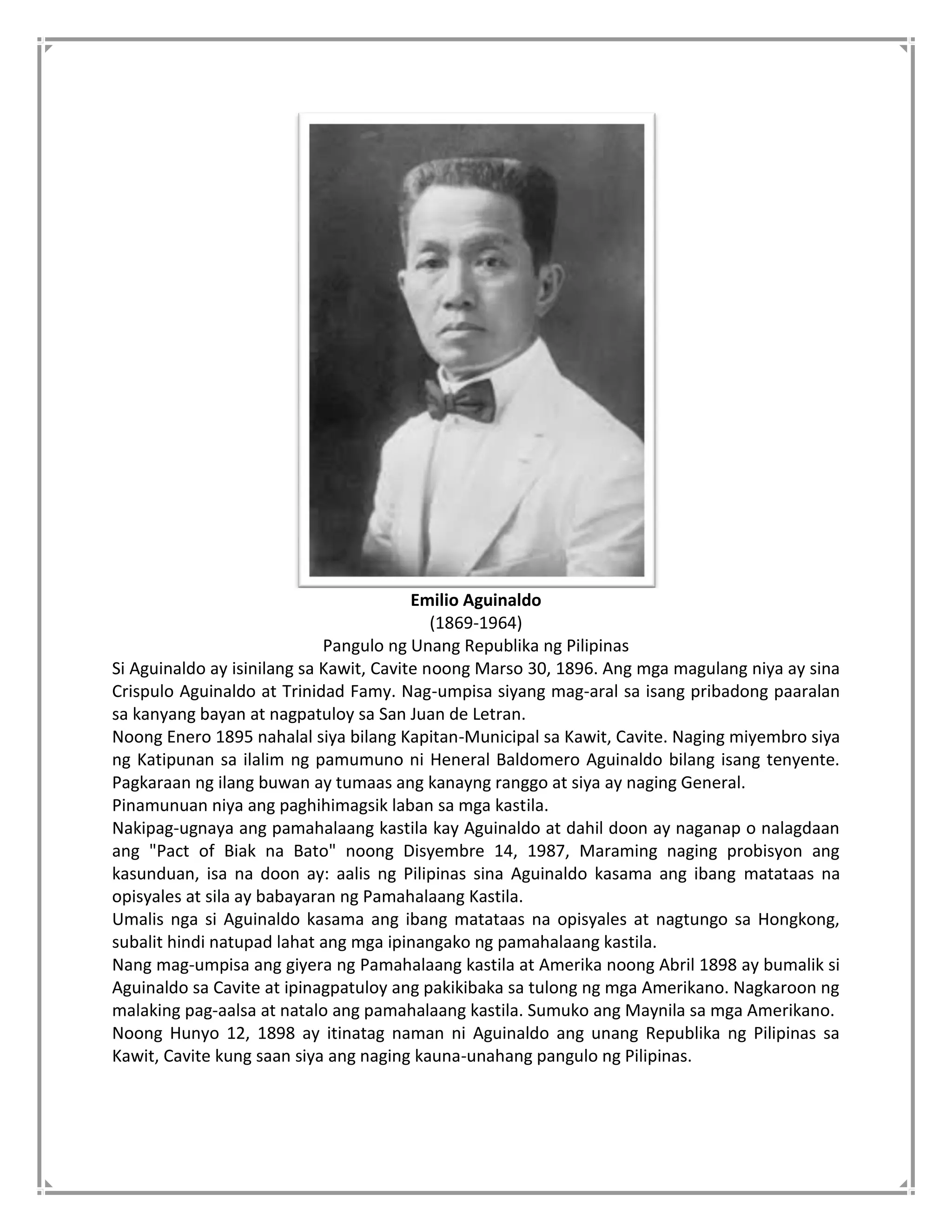 Mga bayani ng pilipinas | PDF